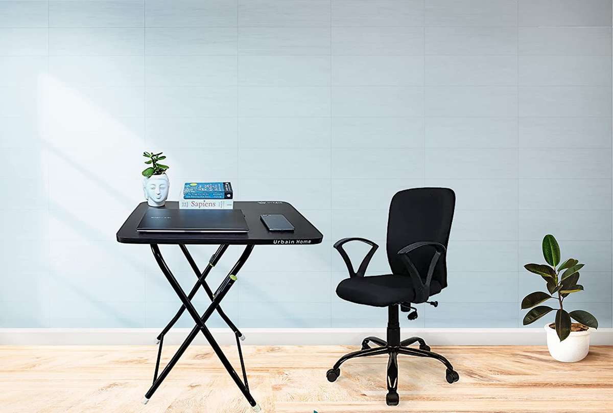 Urbain Home Multi-Purpose Folding Study Desk/Laptop Table, Foldable Bed ...