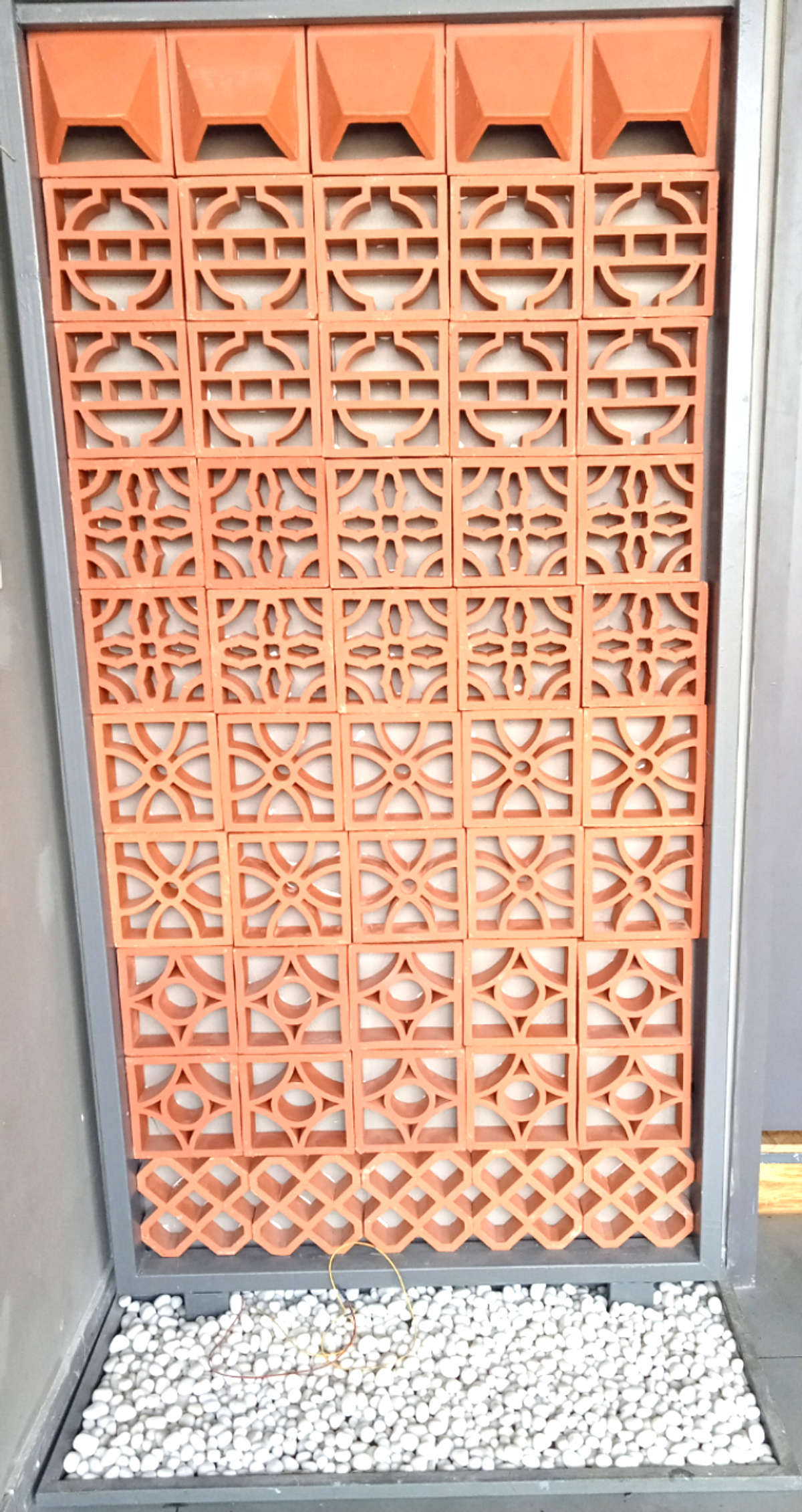 Terracotta Clay Jali Partition Wall Cladding Facade Surya, 42% OFF