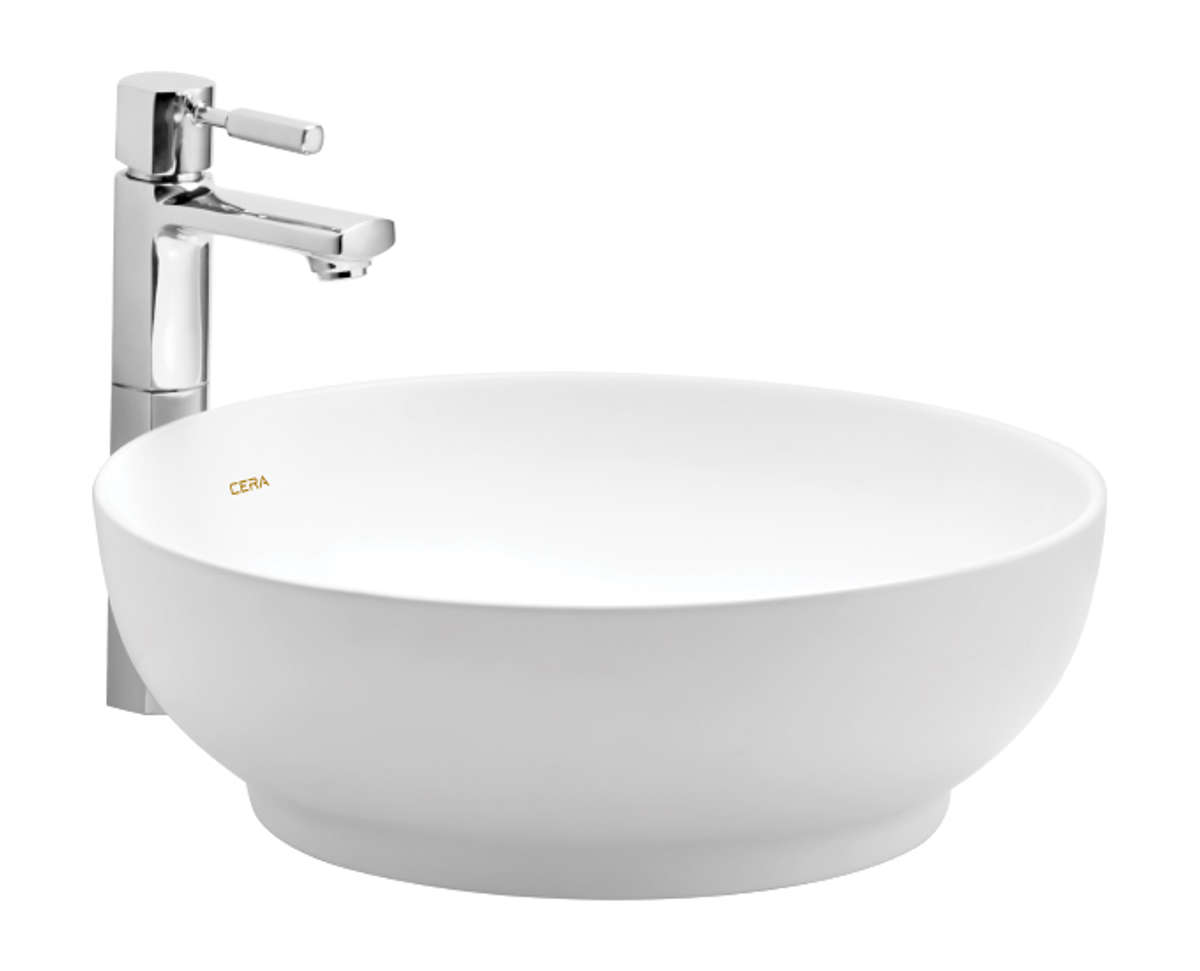 Cera Coyal Table Top Wash Basin Snow White -S2020105