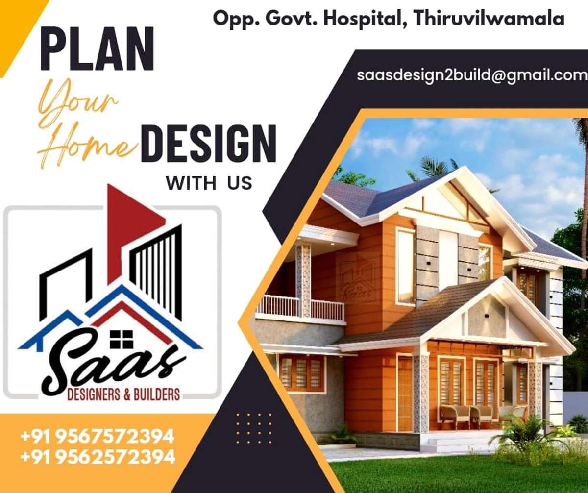 Designs by Civil Engineer SAAS Designers Builders, Thrissur | Kolo