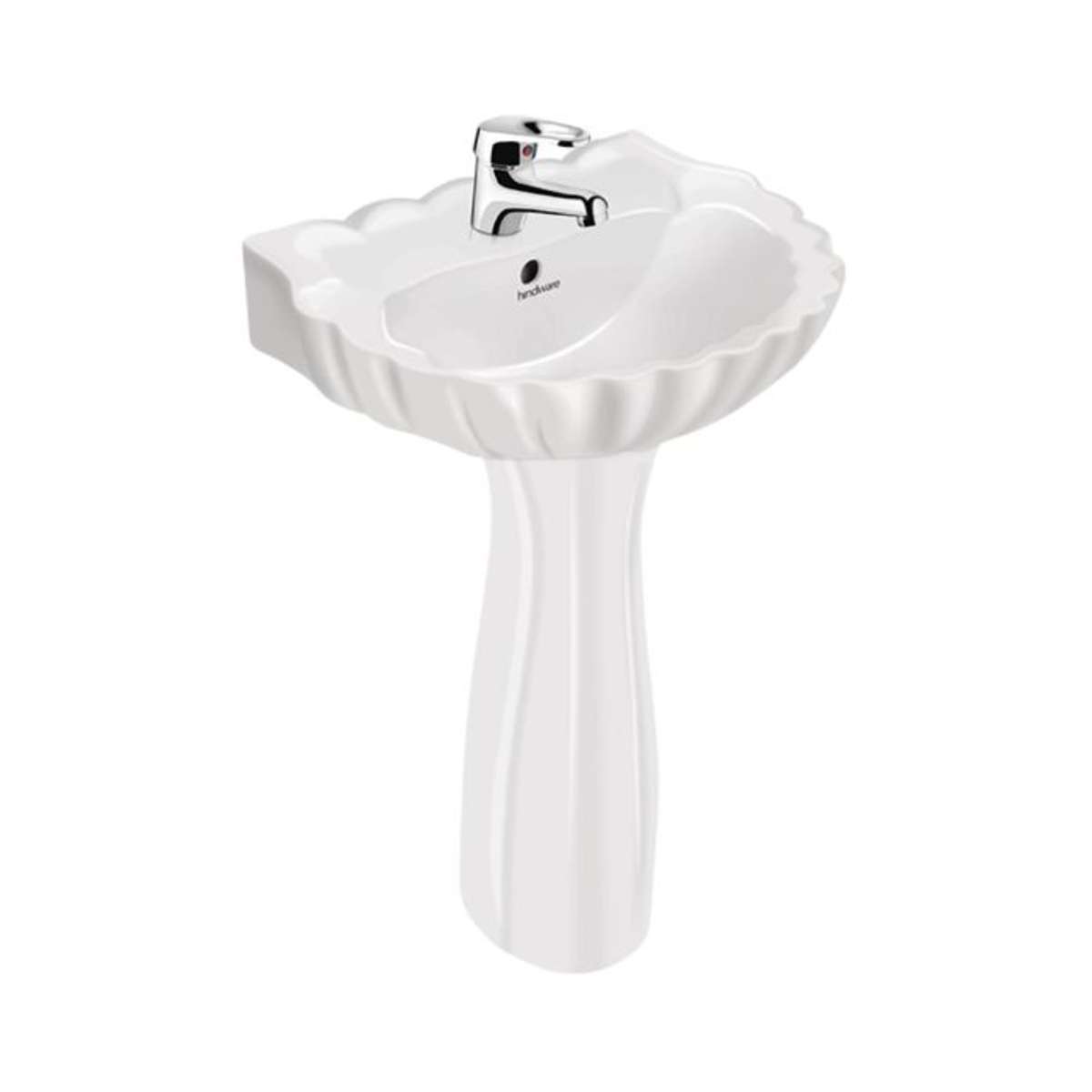 Hindware Mario Pedestal Wash Basin- 10087