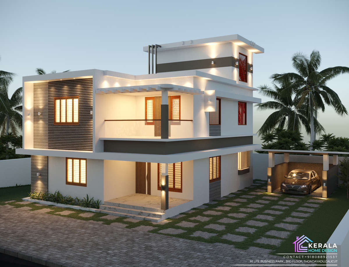 Designs by Civil Engineer Kerala home designs, Kasaragod | Kolo