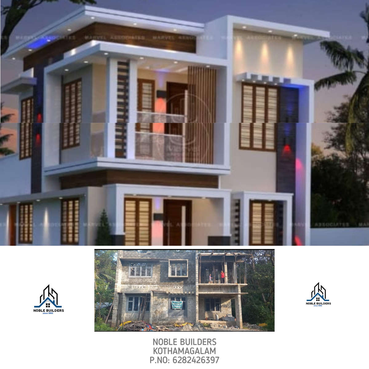 Designs by Civil Engineer NOBLE BUILDERS, Ernakulam | Kolo