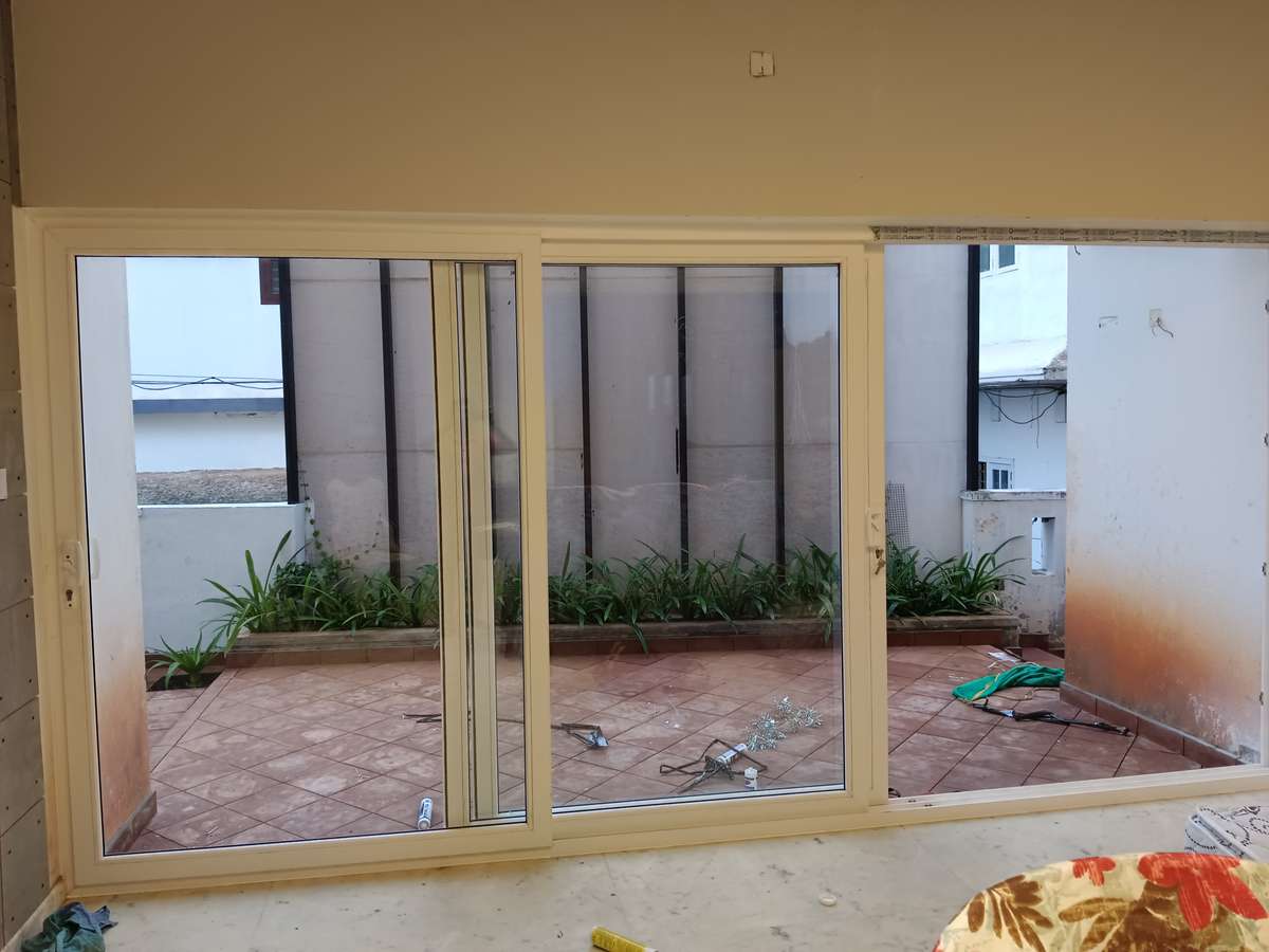 Designs by Fabrication & Welding we make Upvc Doors windows, Kozhikode ...