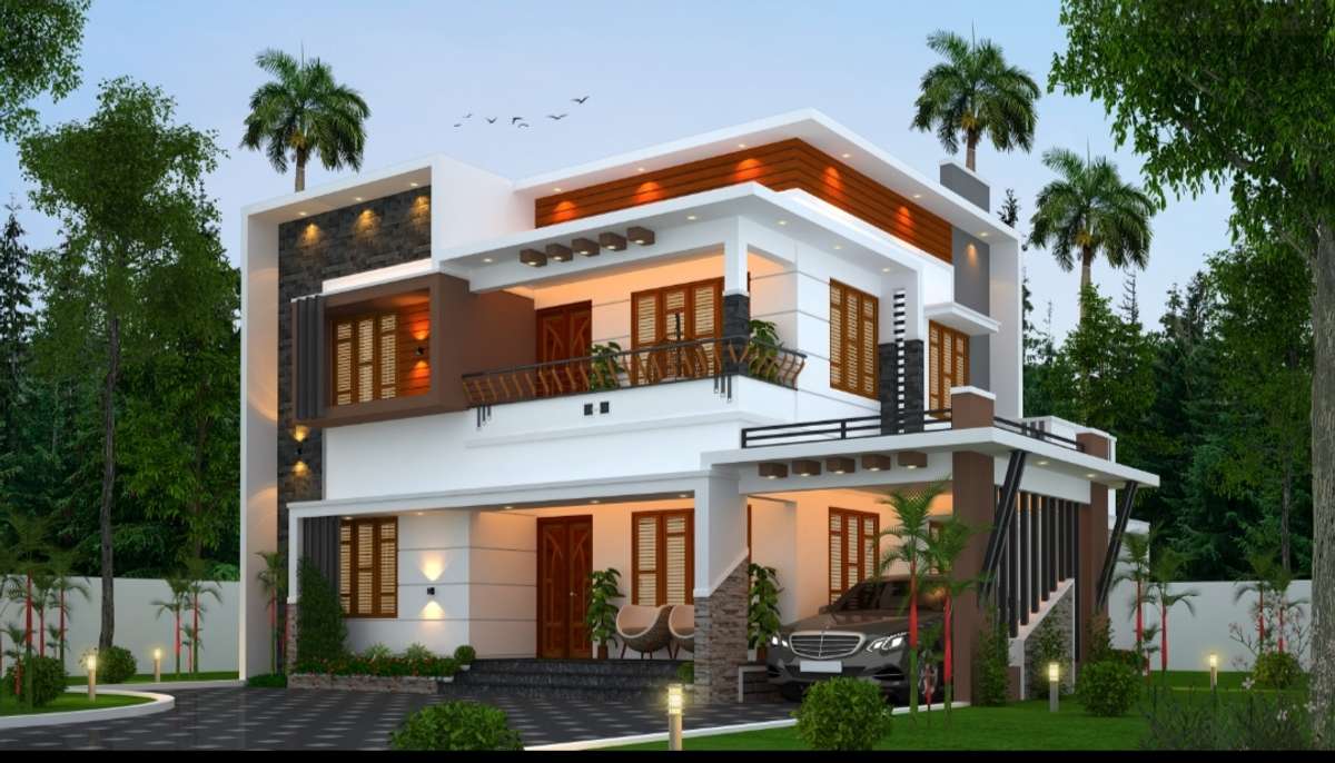Ente Veedu Exterior Designs