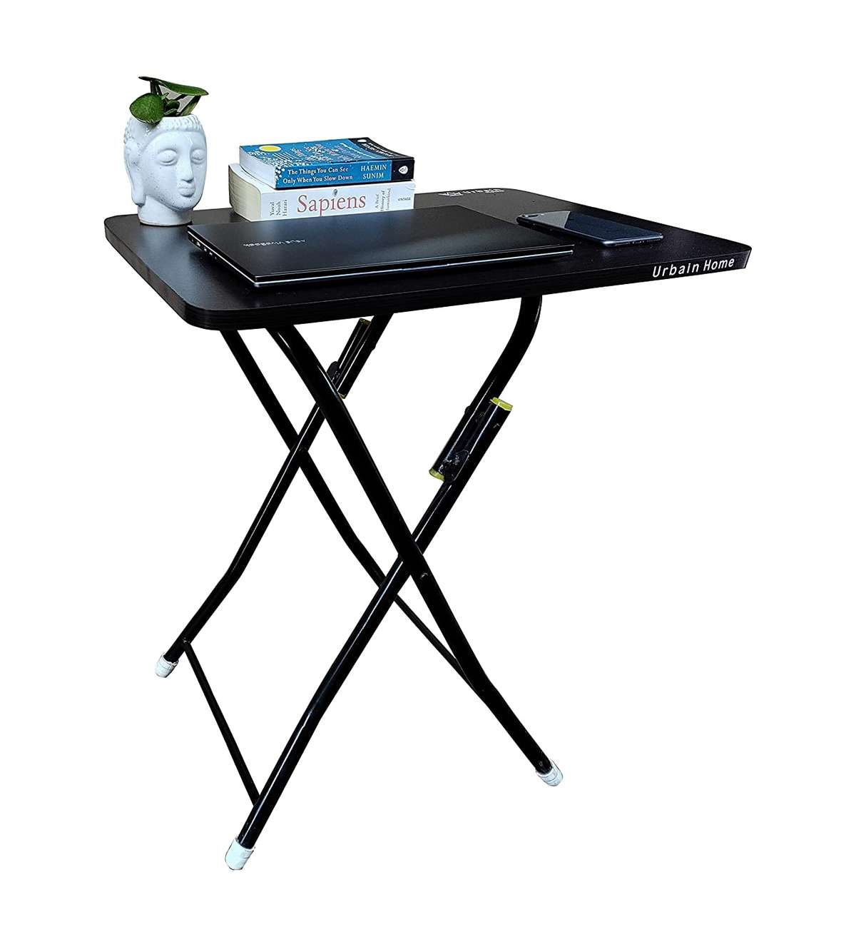 Urbain Home Multi-Purpose Folding Study Desk/Laptop Table, Foldable Bed ...