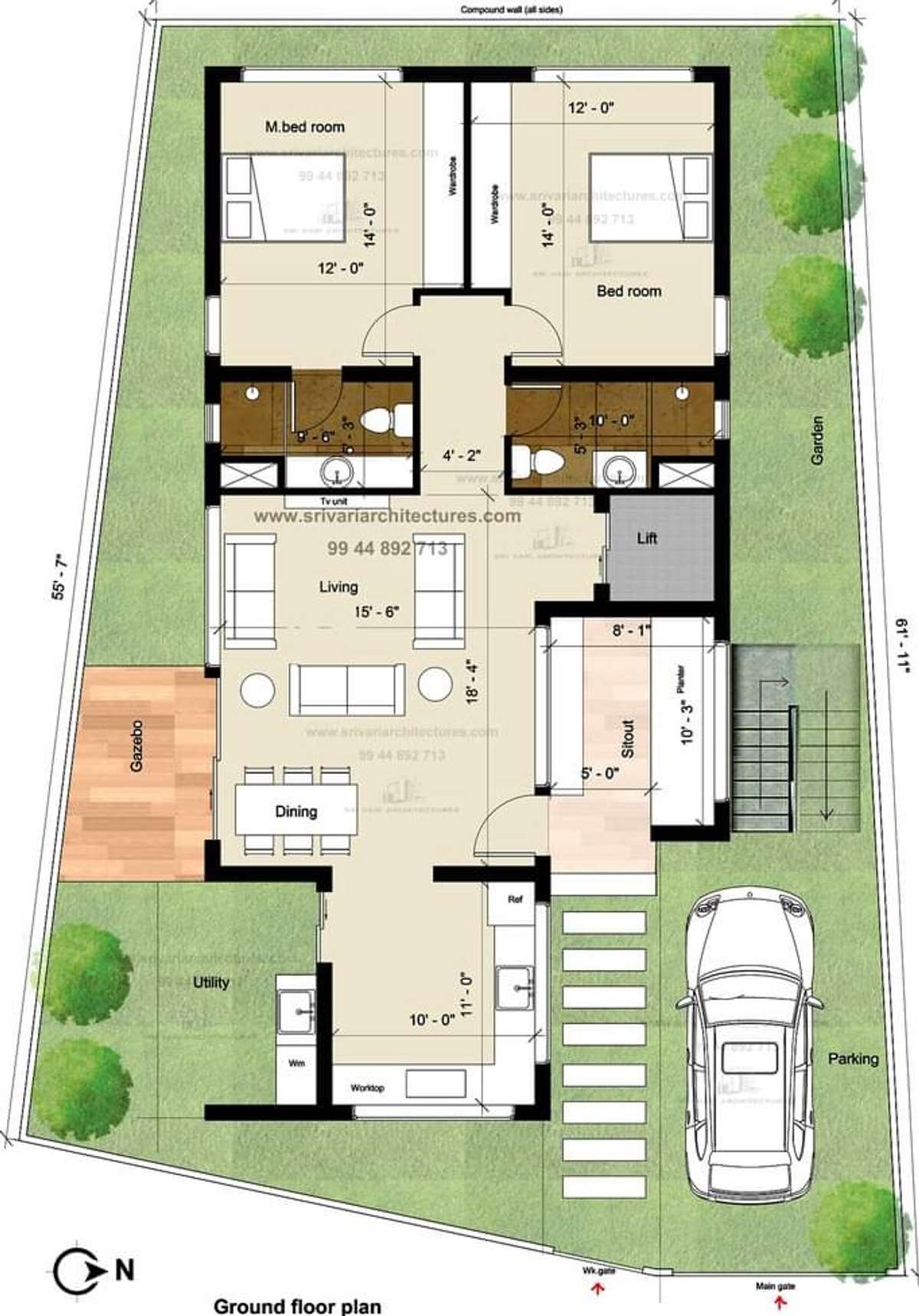 Civil Engineering House Drawing
