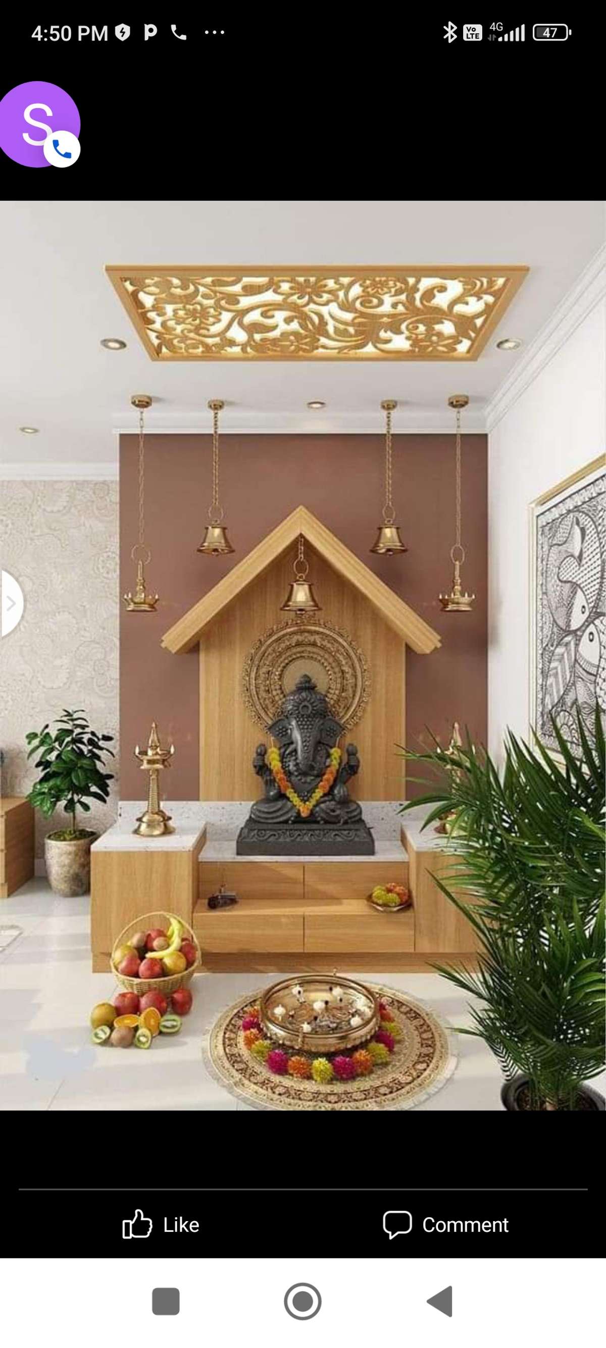 Home Decor, Prayer Room, Storage, Ceiling Designs by Building Supplies ... Home Decor, Prayer Room, Storage, Ceiling Designs by Building Supplies ...