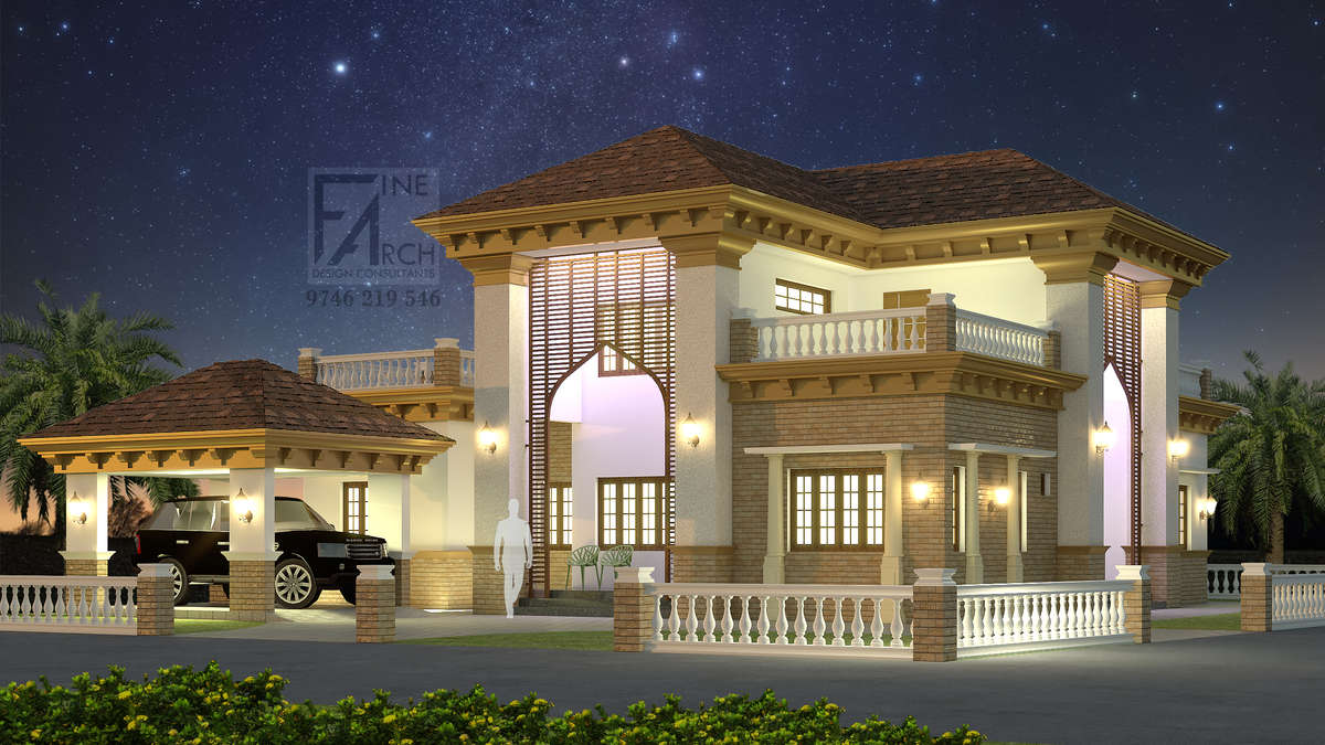 Exterior, Lighting Designs by Architect vimal francis, Ernakulam | Kolo Exterior, Lighting Designs by Architect vimal francis, Ernakulam | Kolo