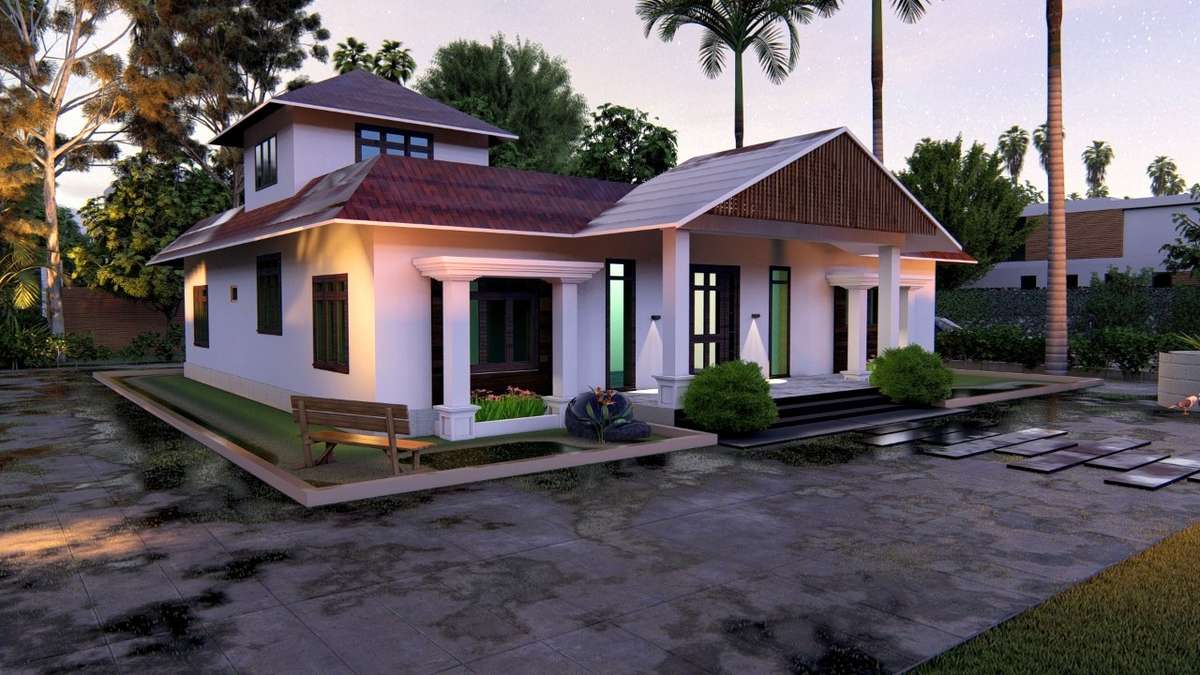 Designs by Civil Engineer AMARJITH LAL S N, Thiruvananthapuram | Kolo