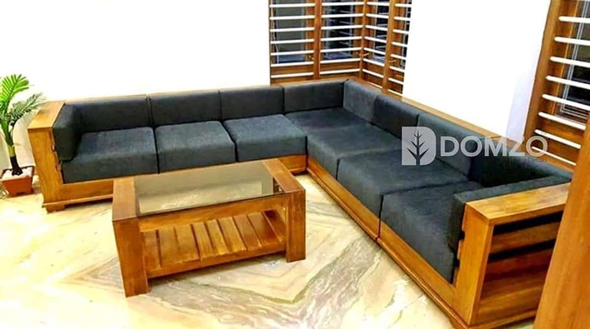 Wood Corner Sofa Set Designs