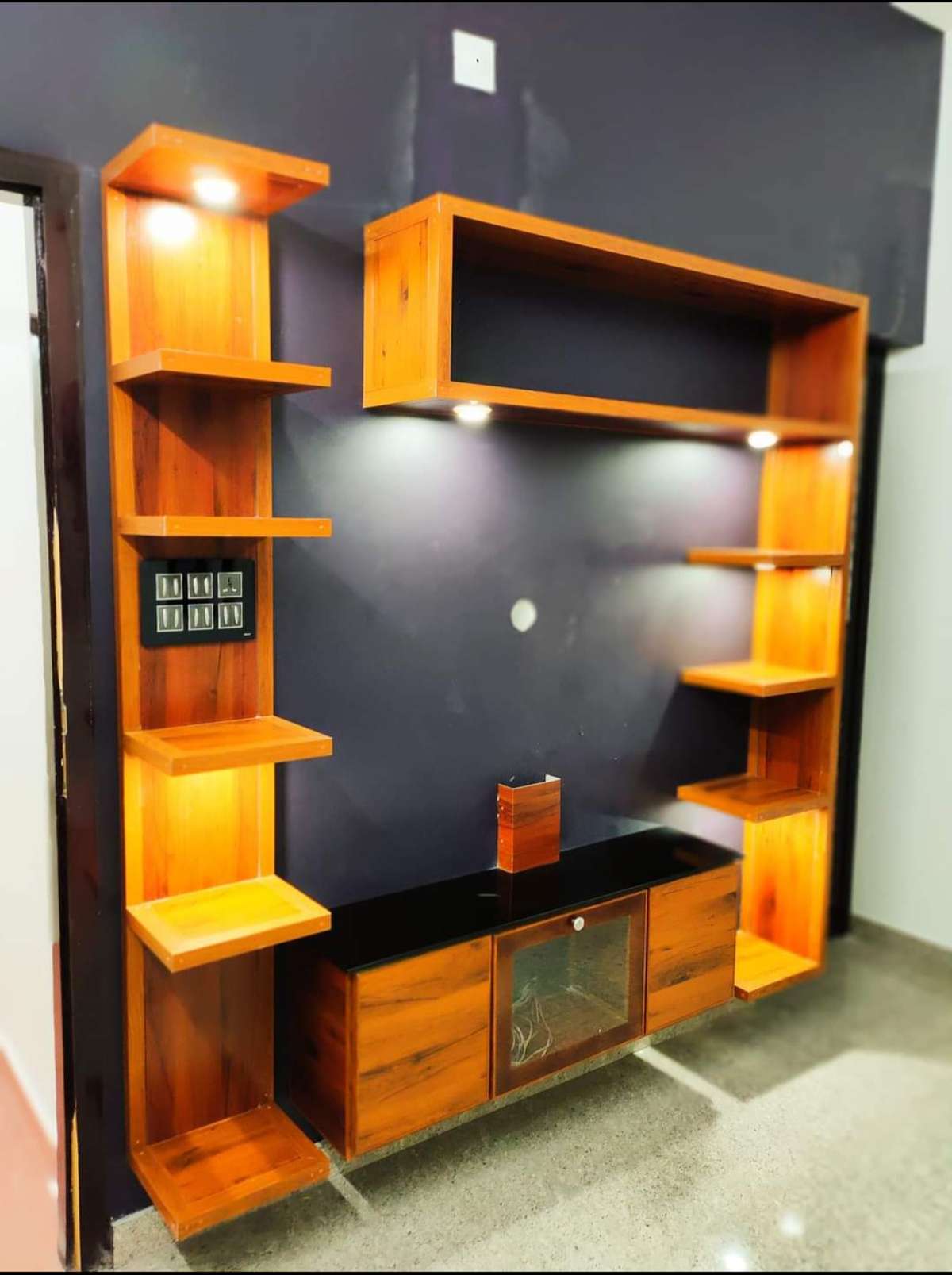 Storage, Living, Lighting Designs by Interior Designer Sukesh Suku ...