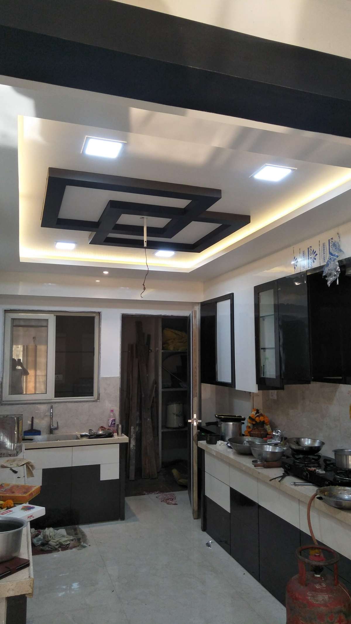 Ceiling, Kitchen, Lighting, Storage Designs by Painting Works Haneef ...