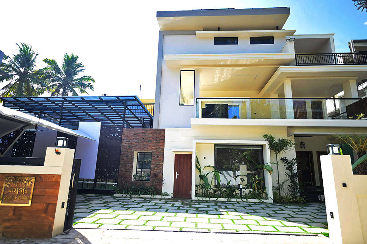 3,500 sqft interior design by Thomar Interiors in Trivandrum, Kerala