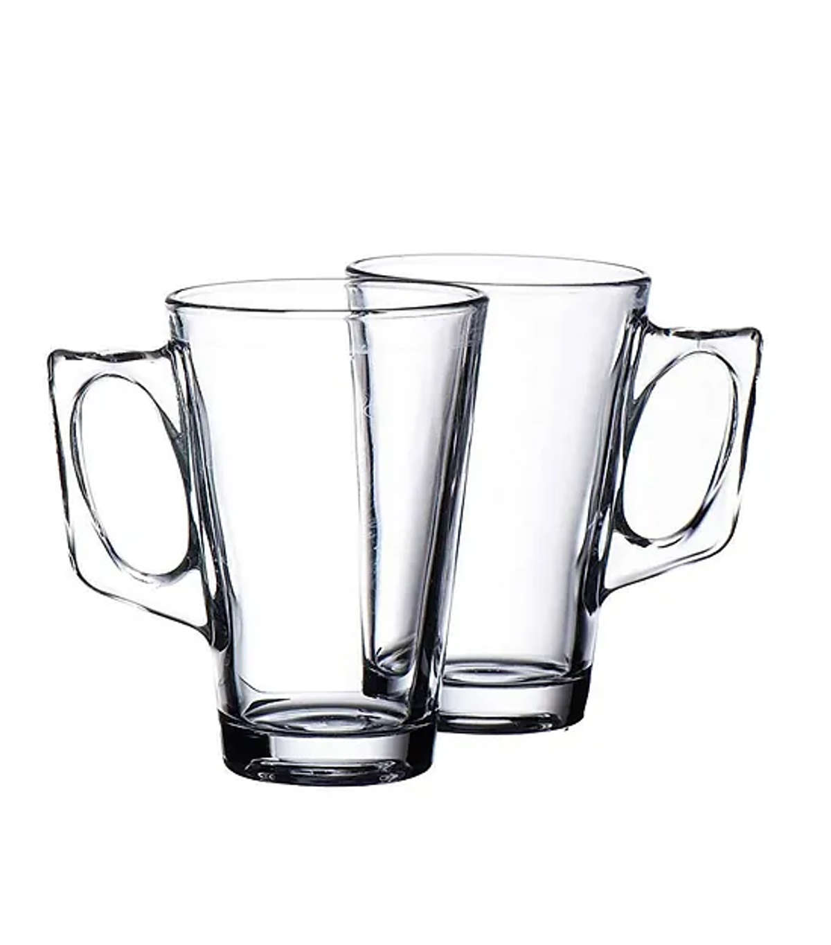 Long Glass Coffee Mug ( Set of 6 )