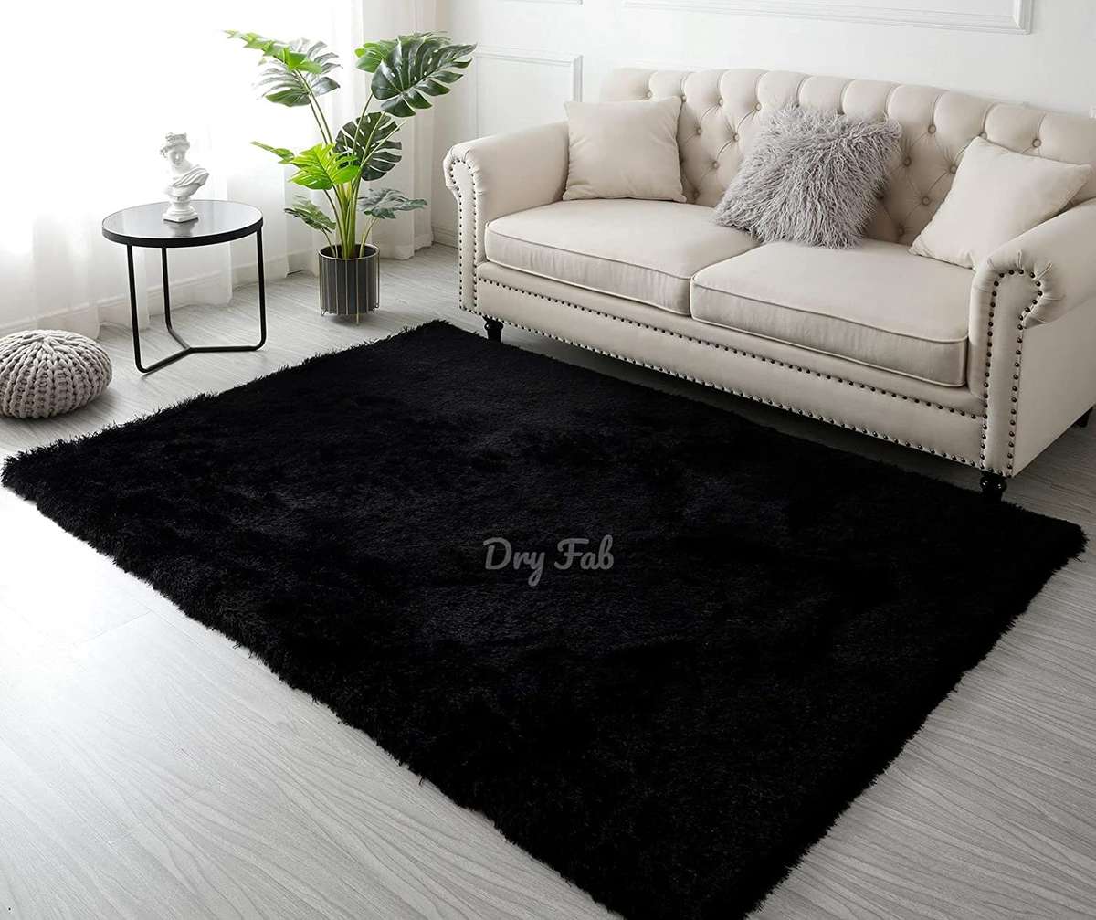 Dry Fab Handwoven Soft Fluffy Polyester Microfiber Shaggy Carpets ...