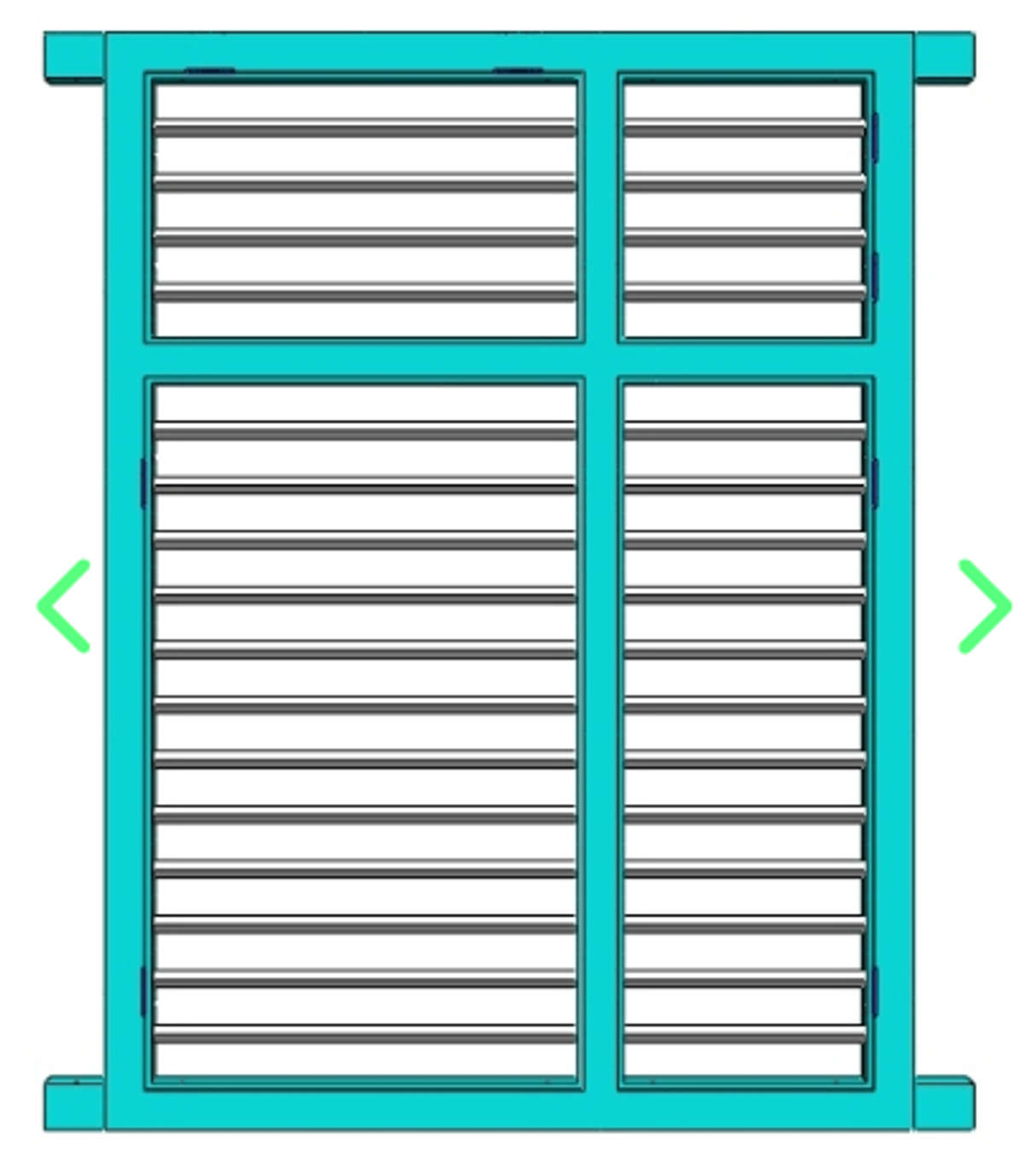 Concrete Double Shutter Windows(SPSS)
