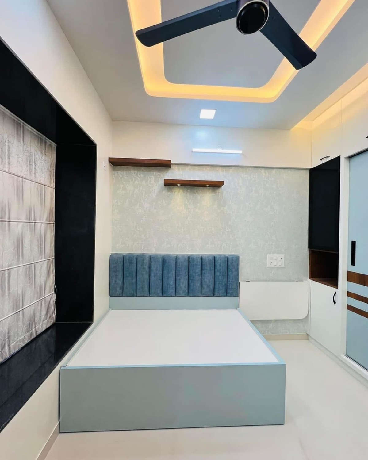 3 bedroom 1,650 sqft interior design by Ms interior solution in Rajnagar Extension, Ghaziabad ...