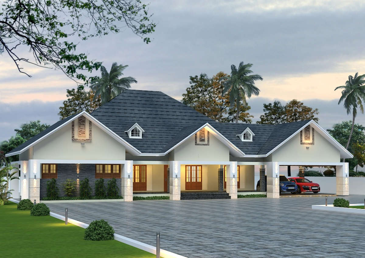 3 bedroom 1,200 sqft by Kareekunnel Constructions in Thodupuzha, Idukki, Kerala