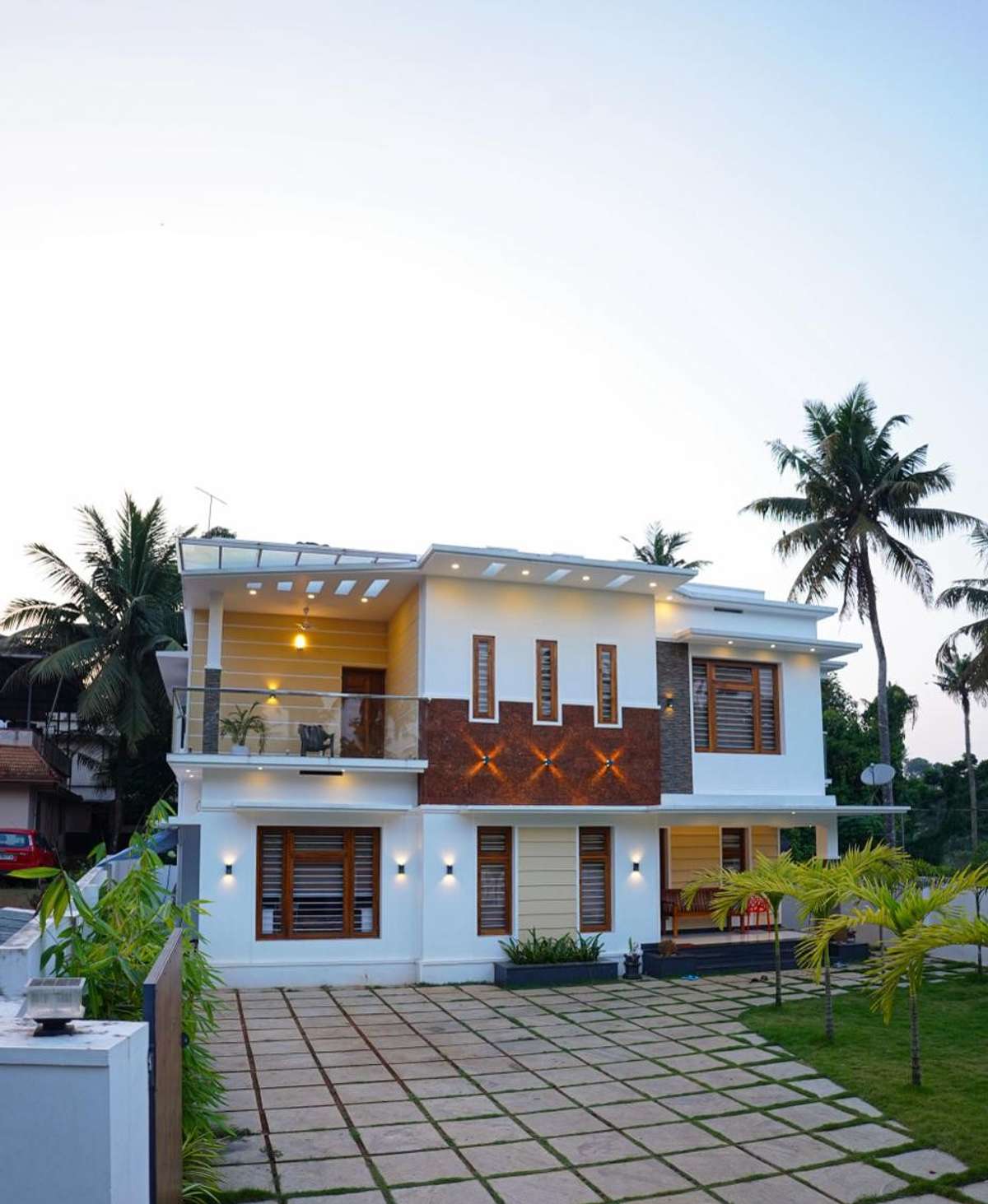 4 bedroom 1,980 sqft Full House Construction project in Aluva, Kerala
