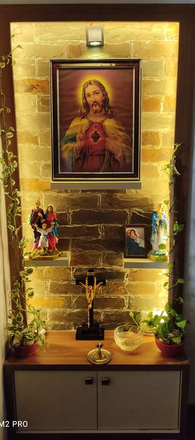 Lighting, Prayer Room, Storage Designs by Civil Engineer Matrix ...