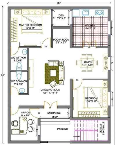 Designs by Architect HOUSE PLANS ADDA, Ghaziabad | Kolo