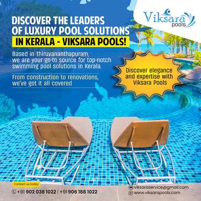 VIKSARA POOLS, Swimming Pool Work from Thiruvananthapuram, Kerala