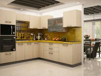 Kitchen, Storage Designs by Interior Designer ajeeb gafoor, Thrissur | Kolo