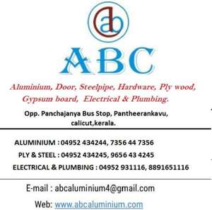ABC ALUMINIUM HARDWARE STEEL, Building Supplies from Kozhikode, Kerala